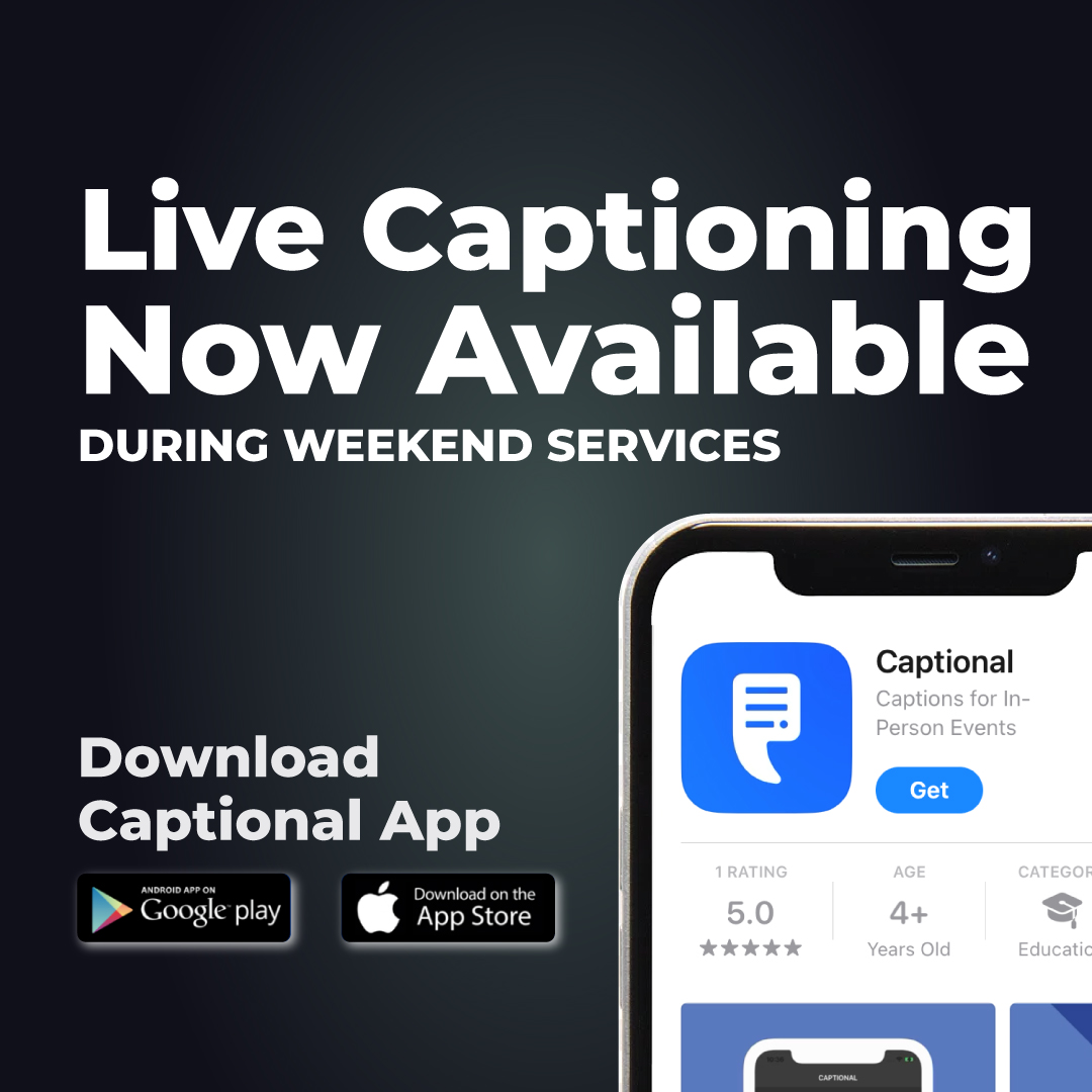 Live Captioning | Christ Community Church